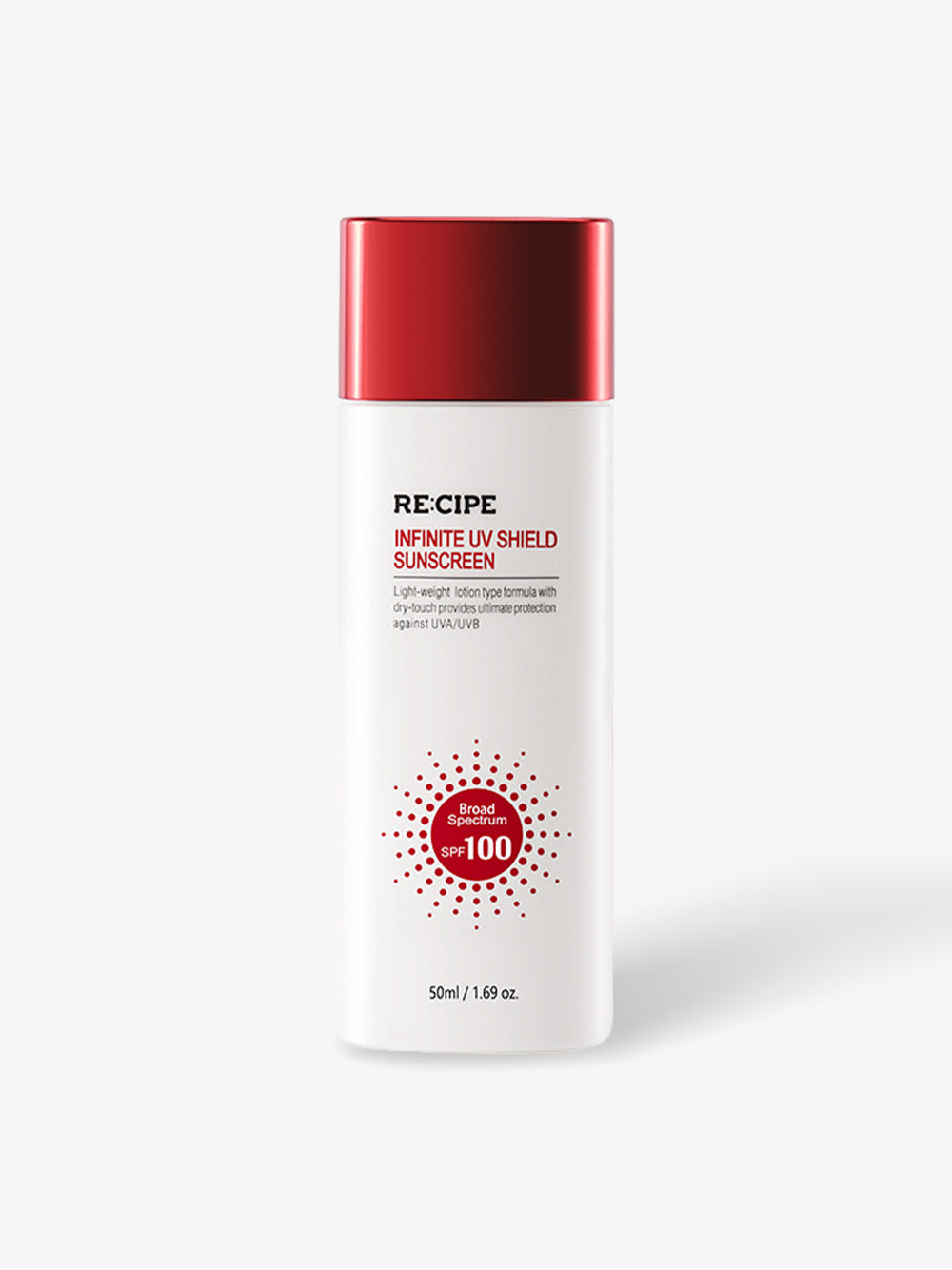RE:CIPE Infinite UV Shield Sunscreen (SPF 100 PA++++) 50ml – Twenties ...