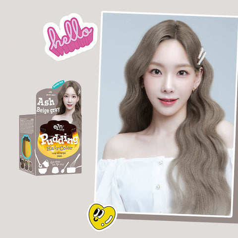 eZn Ash Beige Gray Pudding Hair Color 140ml – Twenties Beauty